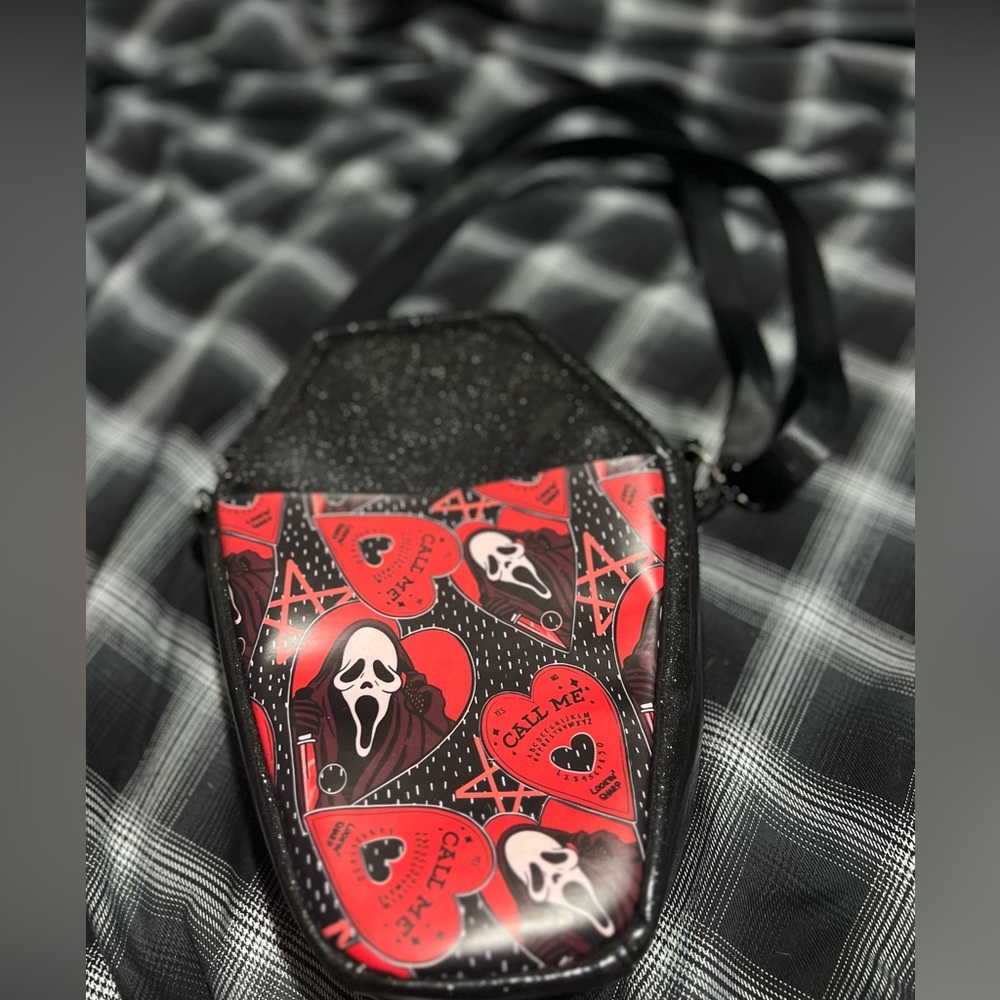 Scream Ghostface Coffin Crossbody Bag - Gem